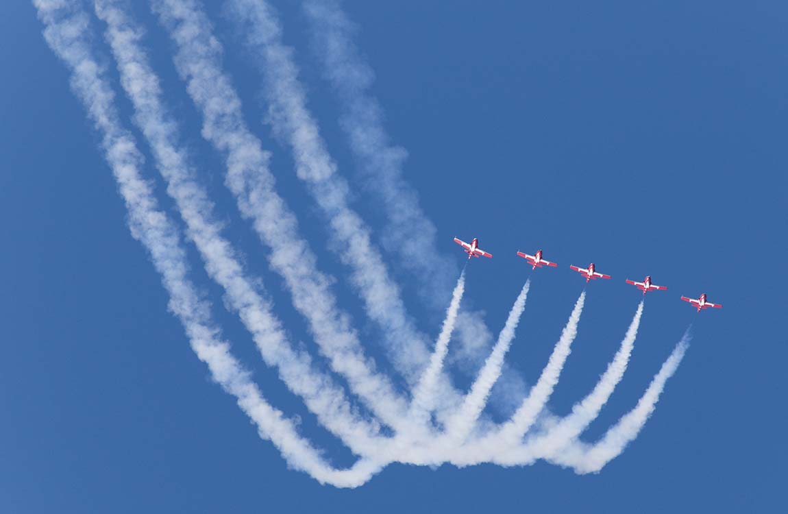 Canadian Snowbirds Roar Above Aventure Headquarters – Aventure Aviation