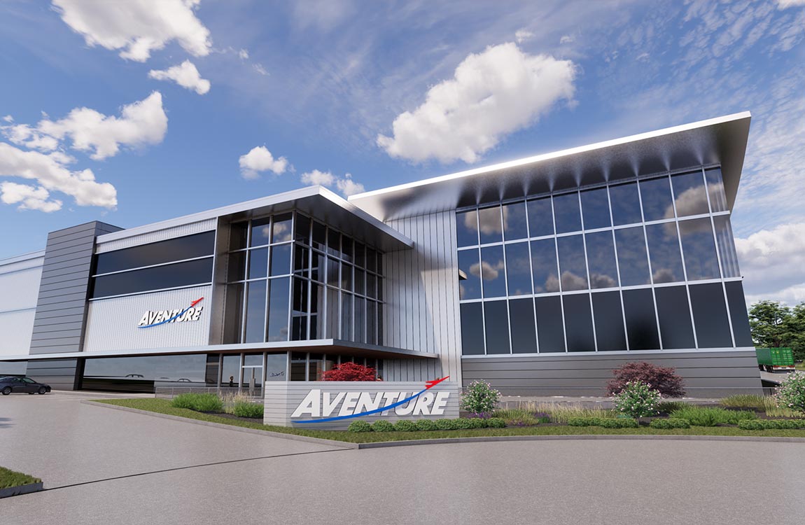 Future Aventure HQ Reaches Construction Milestone – Aventure Aviation